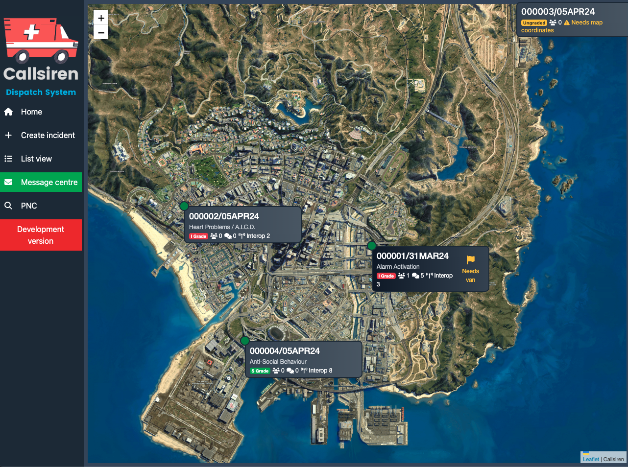 Callsiren Management