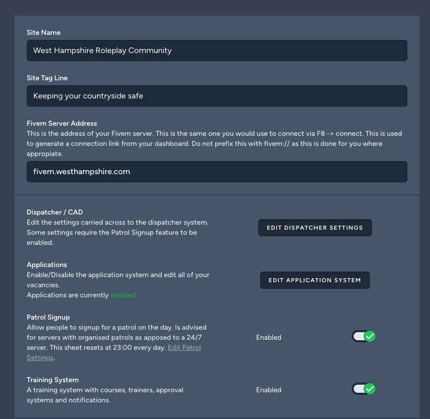 Callsiren Management